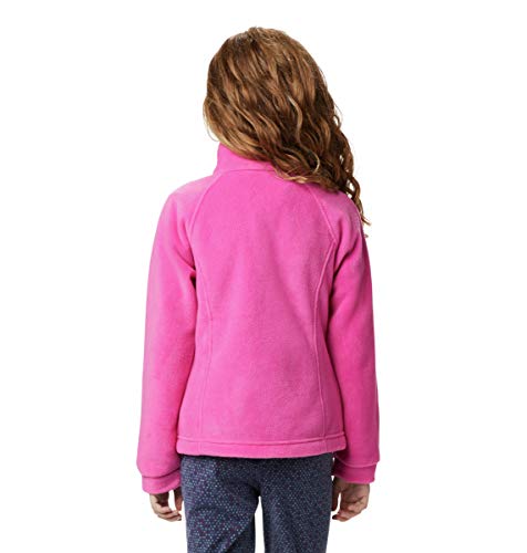 Columbia unisex-baby Benton Springs Fleece Jacket, Pink Ice, 2T