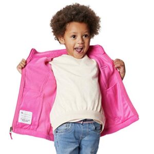 Columbia unisex-baby Benton Springs Fleece Jacket, Pink Ice, 2T