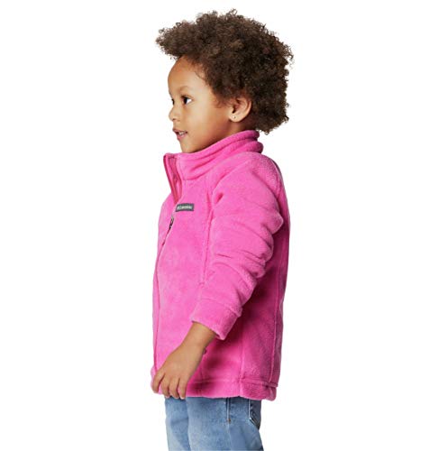 Columbia unisex-baby Benton Springs Fleece Jacket, Pink Ice, 2T