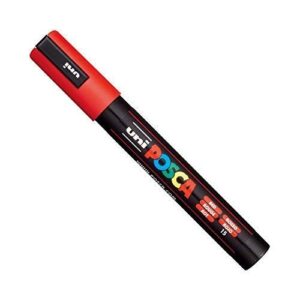 posca pc-5m by uni-ball - red