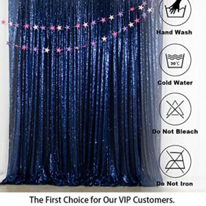 ShinyBeauty PHOTOBOOTH Background Best Choice-4FTx7FT-Sequin backdrops, Sequin Fabric,Wedding backdrops,Rust Backdrop,Sequin Curtains,Photography Backdrop (Buy it Now) (4FTx7FT, Navy Blue)