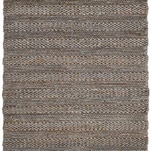 SAFAVIEH Natural Fiber Collection Accent Rug - 4' x 6', Beige, Handmade Braided Woven Jute, Ideal for High Traffic Areas in Entryway, Living Room, Bedroom (NF212B)