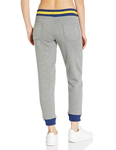 nuyu Women's Uc Berkeley-Marl Drop Waist Jogger, Gray, XL