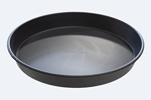 LloydPans Kitchenware 14 Inch by 2 Inch Deep Dish Pizza Pan, Pre-Seasoned, Stick Resistant