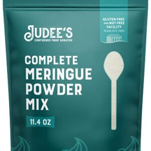 Judee’s Complete Meringue Powder Mix 11.4 oz - Great for Baking and Decorating - No Preservatives - Gluten-Free and Nut-Free - Make Meringue Cookies, Pies, Frosting, and Royal Icing