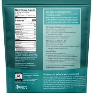 Judee’s Complete Meringue Powder Mix 11.4 oz - Great for Baking and Decorating - No Preservatives - Gluten-Free and Nut-Free - Make Meringue Cookies, Pies, Frosting, and Royal Icing