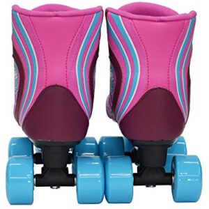 Epic Skates Can05 Kids Cotton Candy Quad Roller Skates, Purple, Youth 5, CottCan05