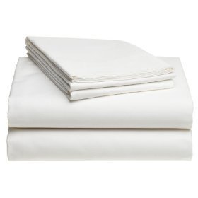 twin xl 100% micro fiber white 3 pc sheet set - soft & comfy - twin extra long, 15" deep pocket, 39" x 80" great for dorm room, hospital and split king dual adjustable beds (txl, white)