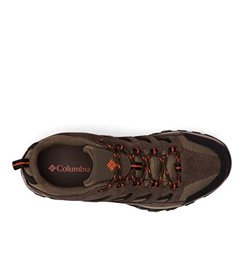 Columbia Mens Crestwood Hiking Shoe Breathable, High-Traction Grip, Camo Brown, Heatwave, 12 US