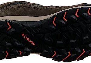 Columbia Mens Crestwood Hiking Shoe Breathable, High-Traction Grip, Camo Brown, Heatwave, 12 US