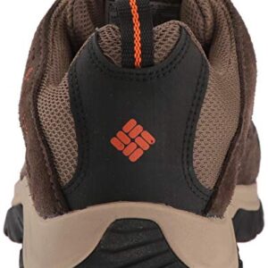 Columbia Mens Crestwood Hiking Shoe Breathable, High-Traction Grip, Camo Brown, Heatwave, 12 US