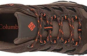 Columbia Mens Crestwood Hiking Shoe Breathable, High-Traction Grip, Camo Brown, Heatwave, 12 US