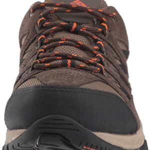 Columbia Mens Crestwood Hiking Shoe Breathable, High-Traction Grip, Camo Brown, Heatwave, 12 US