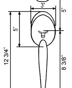 eBuilderDirect Satin Nickel Lock Door Round Knob Handle Entry/Privacy/Passage/Dummy/Deadbolt/Handleset 5765DC (Front Door Handle Set Keyed Alike)