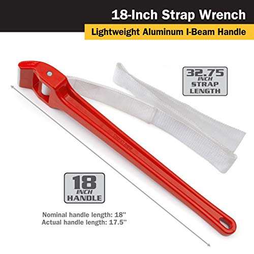 Titan Tools - 18 Strap Wrench (21316)