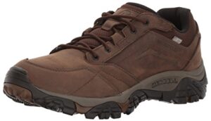 merrell mens moab adventure lace wtpf hiking shoe, dark earth, 11.5 us