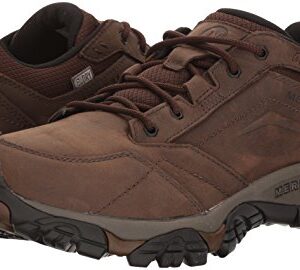 Merrell mens Moab Adventure Lace Wtpf Hiking Shoe, Dark Earth, 11.5 US