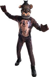 rubie's 630618 costume boys five nights at freddy's nightmare fazbear costume, medium, multicolor