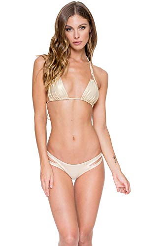 Luli Fama Women's Swimwear, -gold rush, MED