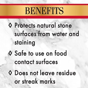 Stone Care International Granite Stone Sealer - 16 Ounce - for Granite Marble Soapstone Quartz Quartzite Slate Limestone Corian Laminate Tile Countertop