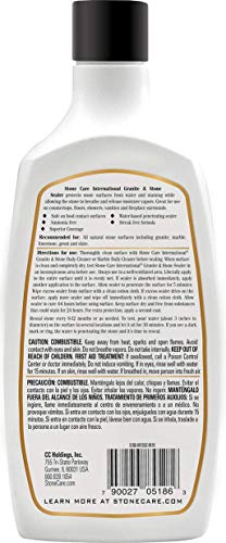 Stone Care International Granite Stone Sealer - 16 Ounce - for Granite Marble Soapstone Quartz Quartzite Slate Limestone Corian Laminate Tile Countertop