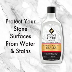 Stone Care International Granite Stone Sealer - 16 Ounce - for Granite Marble Soapstone Quartz Quartzite Slate Limestone Corian Laminate Tile Countertop