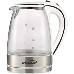 brentwood 300s-2733 glass electric kettle