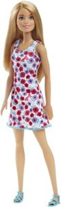 barbie doll - white background dress