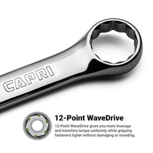 Capri Tools 7/16-inch Combination Wrench, 12 Point, SAE, Chrome (1-1404)