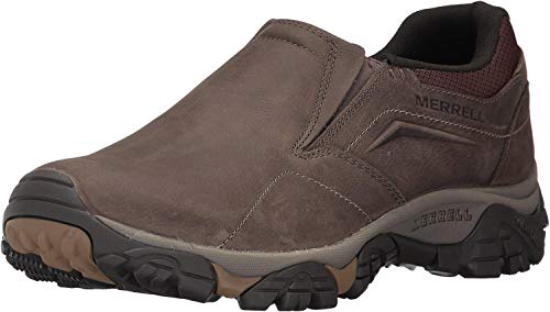 Merrell Men's Moab Adventure MOC Hiking Shoe, Dark Earth, 9 M US