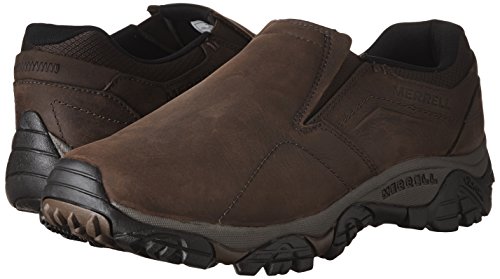 Merrell Men's Moab Adventure MOC Hiking Shoe, Dark Earth, 9 M US