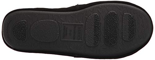 Acorn Women's Mule Ragg Slipper, Dark Charcoal Heather, Large Standard US Width US