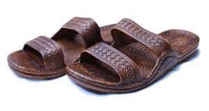 kali footwear women's jesus hawaii open toe double strap hawaiian sandals simple chestnut 11