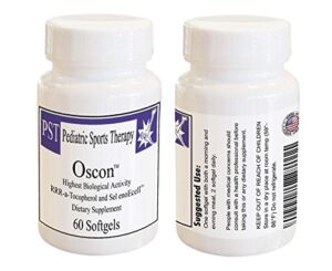 oscon 60 ct - rrr-a-tocopherol & selenium nutraceutical supplement