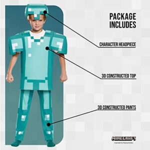 Armor Deluxe Minecraft Costume, Blue, Medium (7-8)