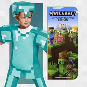 Armor Deluxe Minecraft Costume, Blue, Medium (7-8)