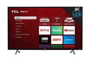 tcl 43" class 4-series 4k uhd hdr roku 2017 smart tv - 43s405