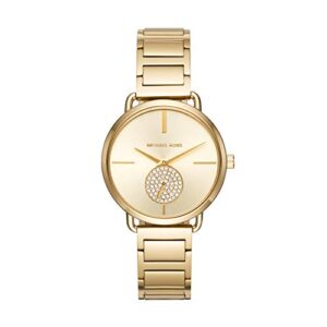 michael kors women's portia gold-tone watch mk3639