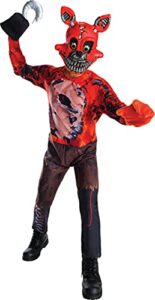 rubie's costume boys five nights at freddy's nightmare foxy the pirate costume, medium, multicolor