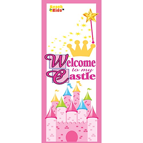 Disney Princess Stickers Party Favors - Bundle of 12 Sheets 240+ Stickers Plus Princess Castle Door Hanger