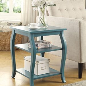 ACME Furniture Becci End Table, One Size, Teal