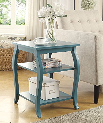 ACME Furniture Becci End Table, One Size, Teal