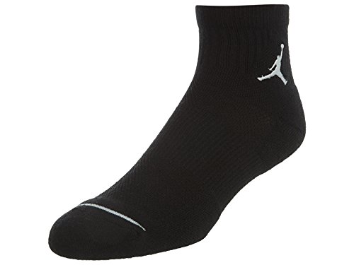 Jordan Mens Jumpman Quarter Socks M Black