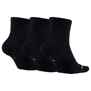 Jordan Mens Jumpman Quarter Socks M Black