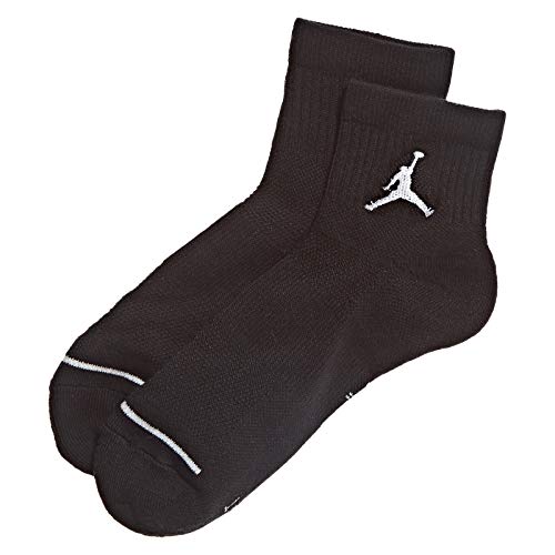 Jordan Mens Jumpman Quarter Socks M Black