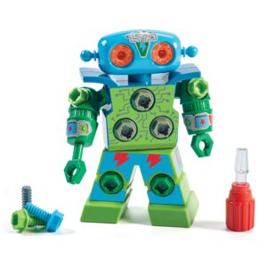 educational insights design & drill robot take apart toy, 23-pieces, preschool stem toy, gift for kids ages 3+