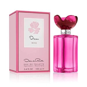 oscar de la renta oscar collection rose eau de toilette perfume spray for women, 3.4 fl. oz.