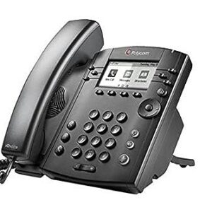 Polycom VVX 301 Corded Business Media Phone System - 6 Line PoE - 2200-48300-025 - AC Adapter (Not Included)