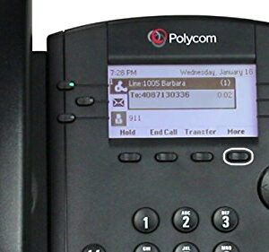 Polycom VVX 301 Corded Business Media Phone System - 6 Line PoE - 2200-48300-025 - AC Adapter (Not Included)