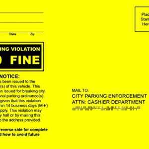 Patriot Web Design Fake Parking Tickets - Pack of 10